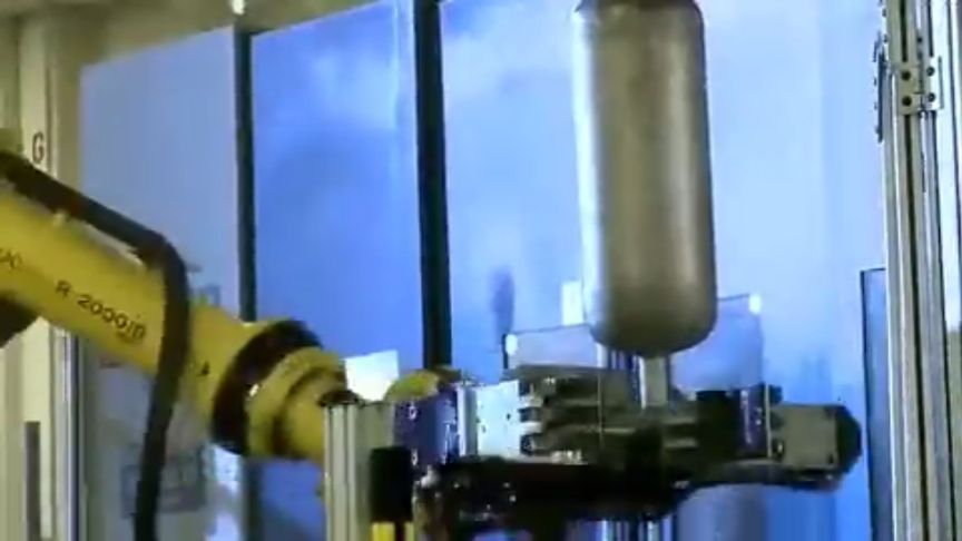 #机械制造,带你见识碳纤维气瓶制造过程。