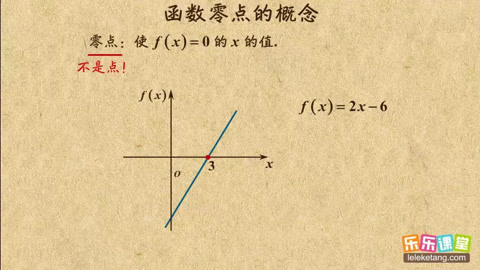 函数零点的概念