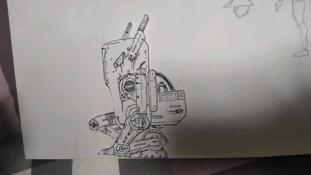 用自己做的现代皮影做定格动画