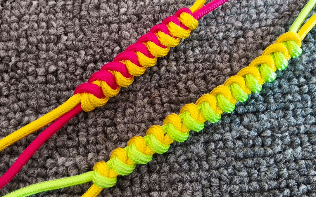 手工编绳详细教学蛇结的编法,文玩编手链必会的绳结,能一学就会