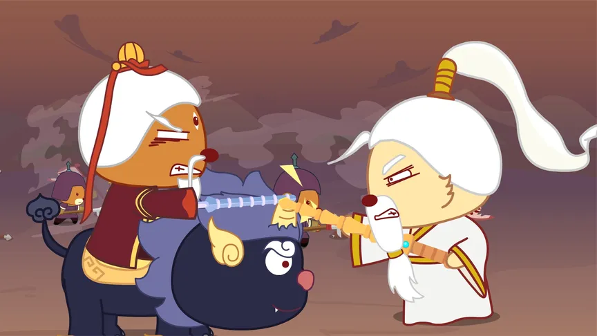 封神演义动画片:姜子牙和闻仲展开激烈战斗,谁更厉害呢?