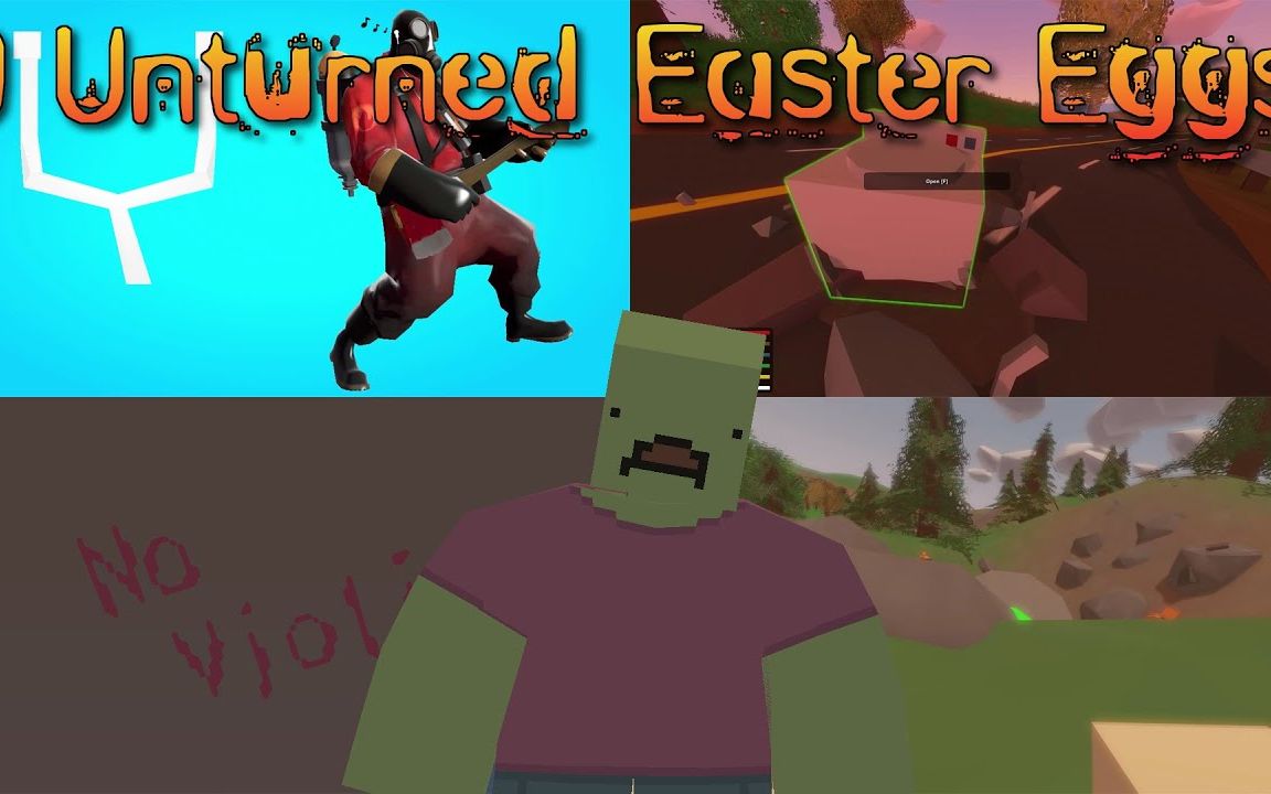 (未转变者)Unturned游戏里的九个彩蛋——有字幕