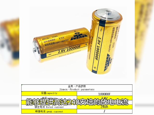 100000F 2.8V的超级电容电池应用在紧急电源系统
