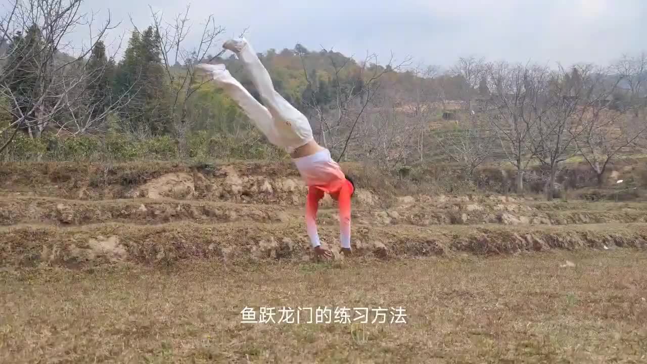 武术抢背,跑酷鱼跃 跑酷教学武术教学抢背鱼跃前滚翻