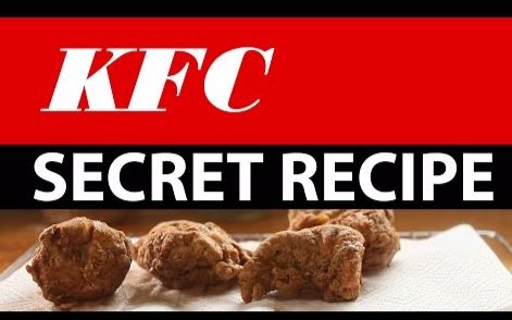 KFC肯德基原味鸡/炸鸡秘密配方公开！