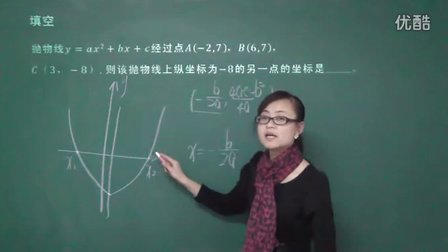 初中数学 二次函数的图像特征与性质001