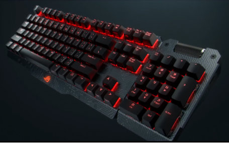 【ROG】 Claymore RGB Gaming Keyboard - 华硕玩家国度【双刃大剑...