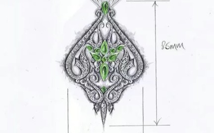 首饰设计师日常修炼笔记|吊坠篇按照首饰史学家较正统的观点,“珠宝...