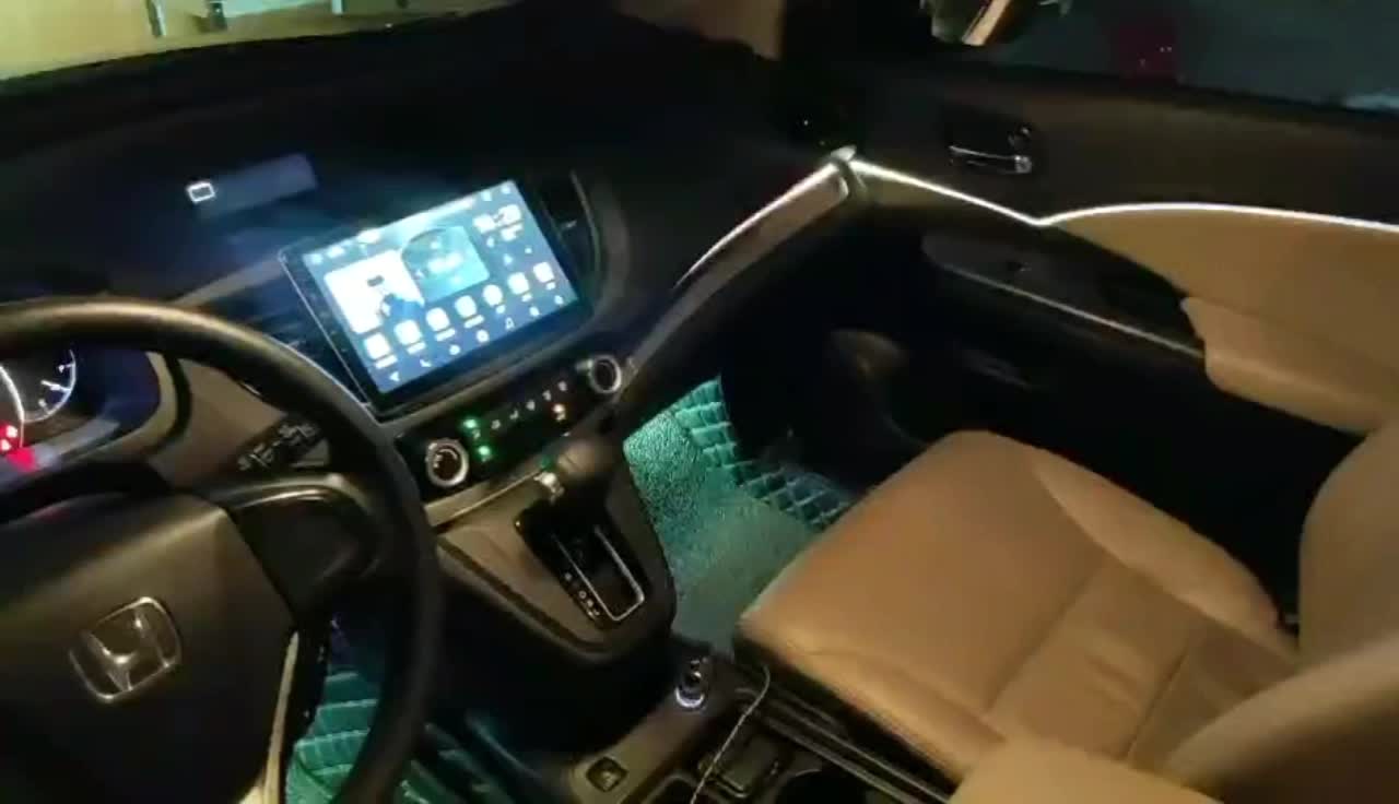 本田CRV 室内氛围灯 单色,跳色,循环变色,多种模式可以选择,玩转氛围...