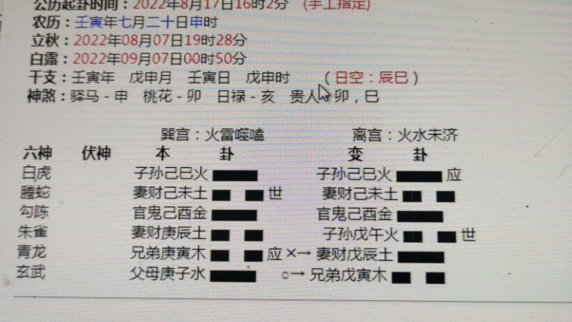 六爻实战断卦,卦例分享,对于不知足的感情还要继续吗?