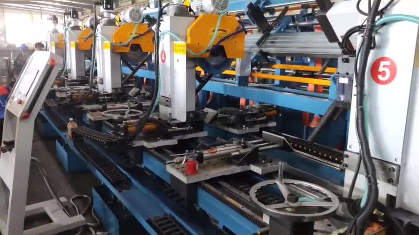 #自动化 #切管机 #多头切管机 自动上料,自动切割,自动出料