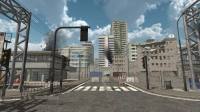 unity被工具破败城市场景 破坏的房屋建筑高架桥等模型