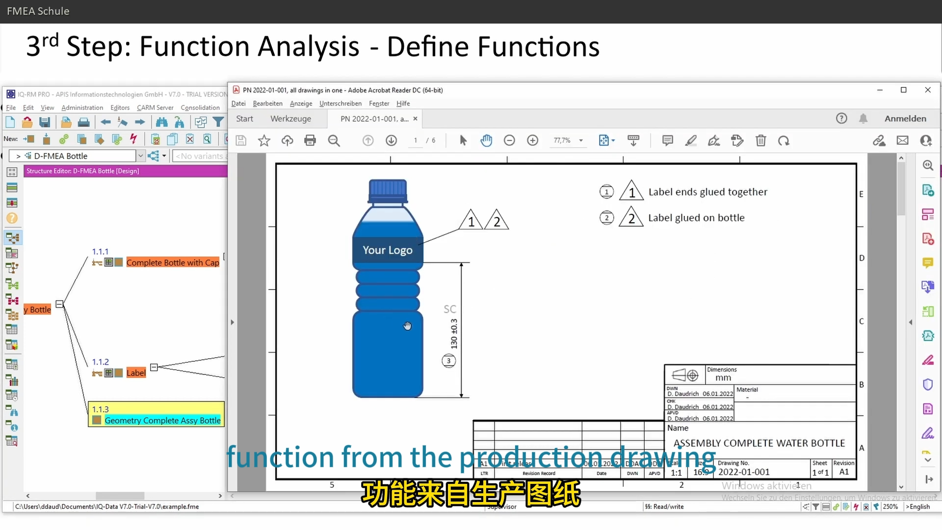 APIS IQ-FMEA Step3-Function Analysis FMEA七步法第三步功能分析-...