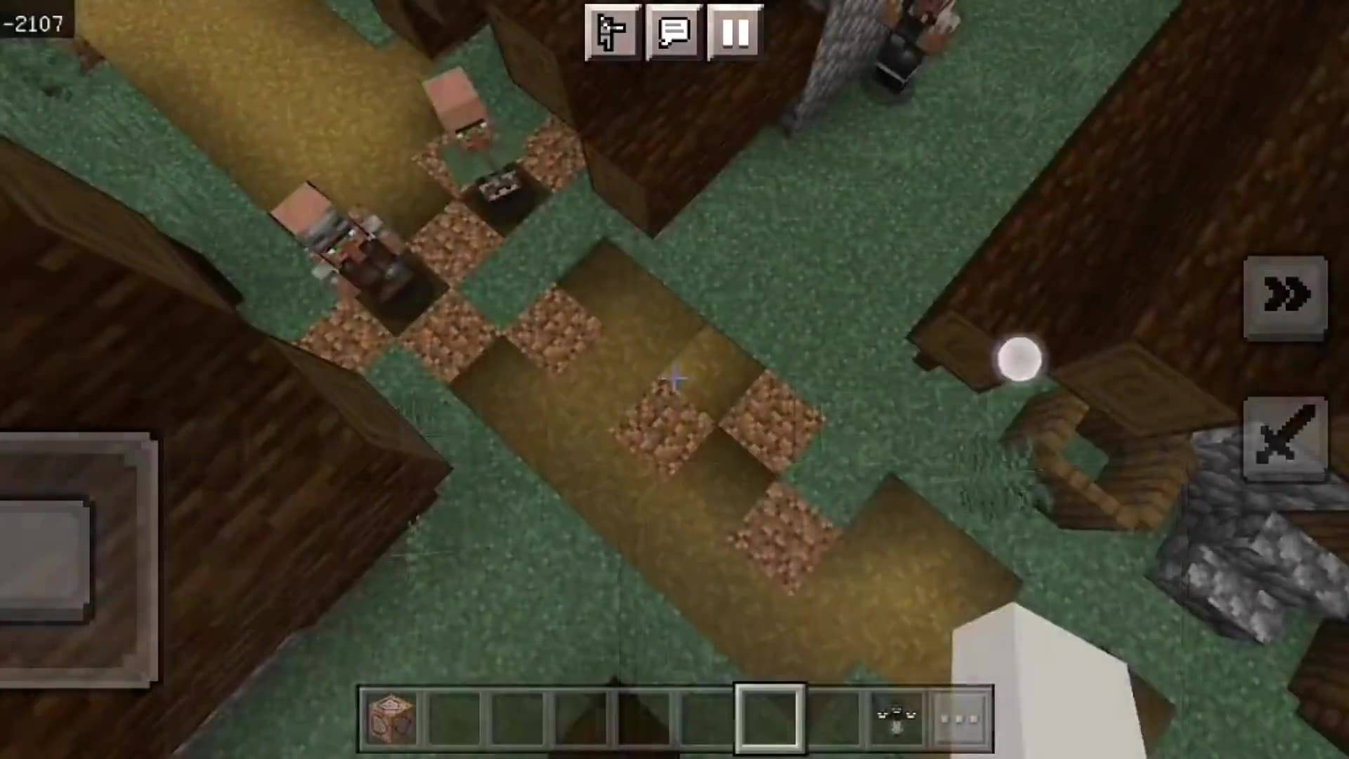 我的世界-村民开心坏了