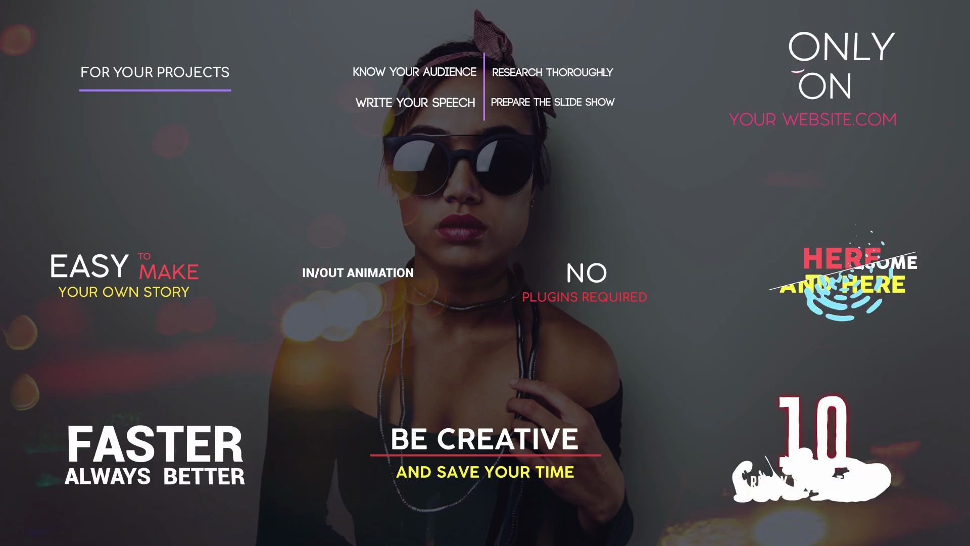 FCPX插件-形状元素标题