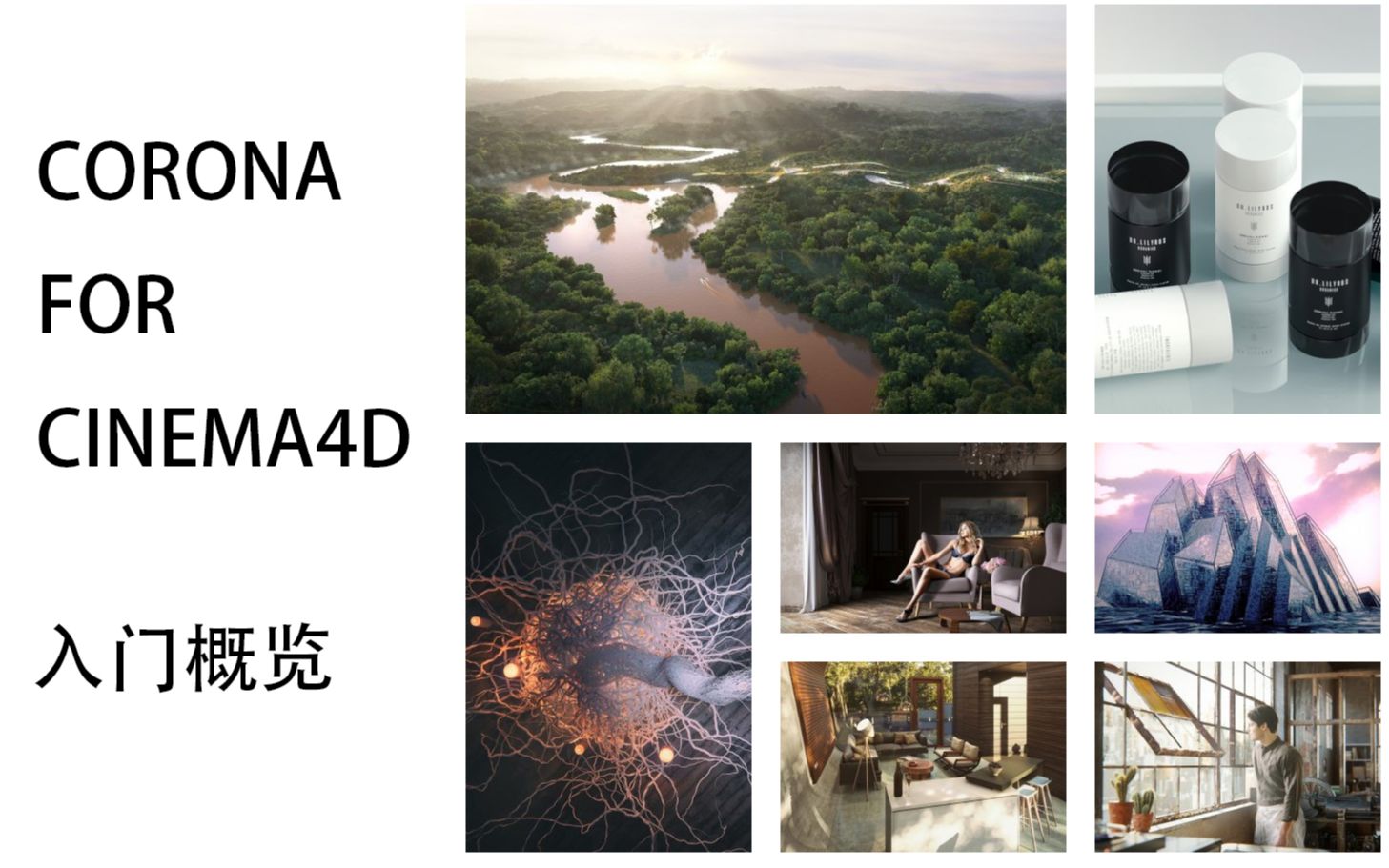 Corona FOR C4D快速概览,Corona渲染器入门教程