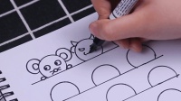 简单又可爱的十二生肖简笔画, 真有趣, 能让孩子轻松记住十二生肖