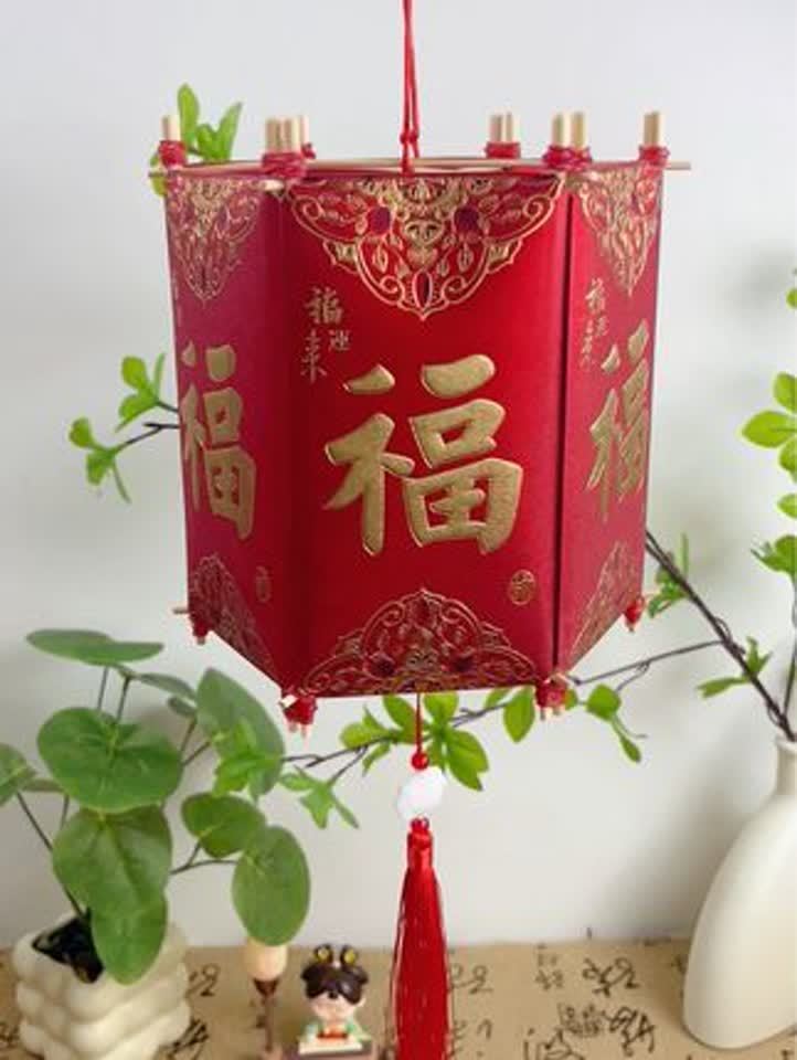 用红包,一次性筷子和竹签就能做灯笼,简单又好看幼儿园手工