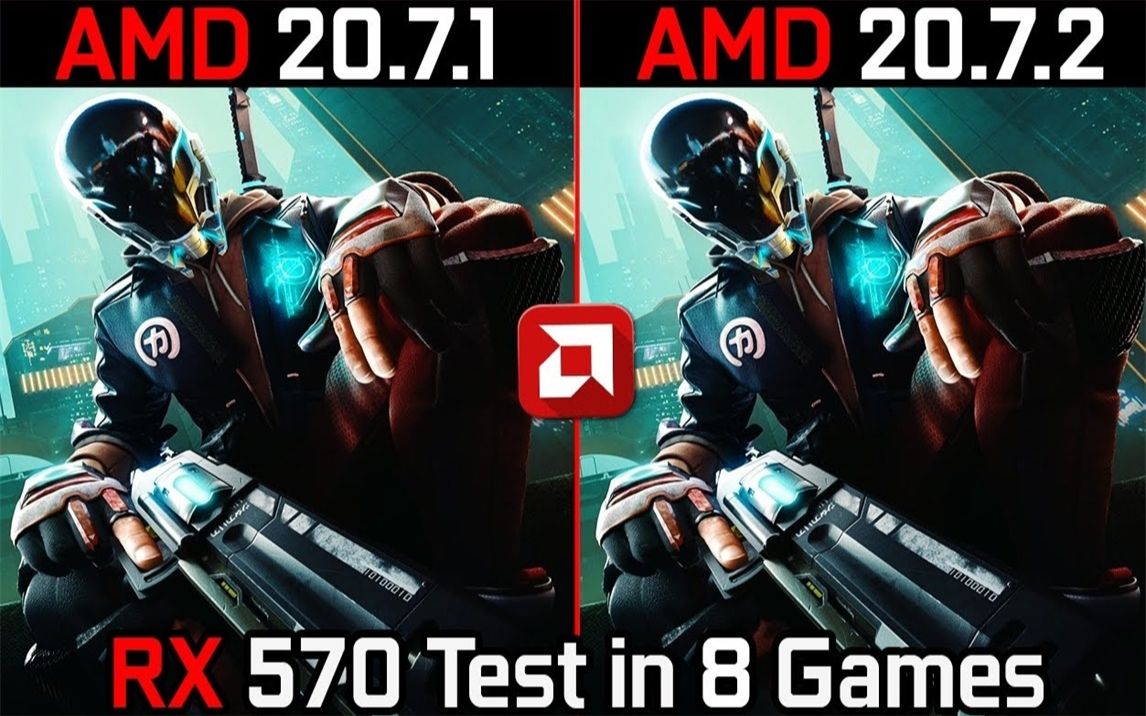 20.7.1 vs 20.7.2 显卡驱动对比(1080P分辨率) RX 570(即580 2048SP ...
