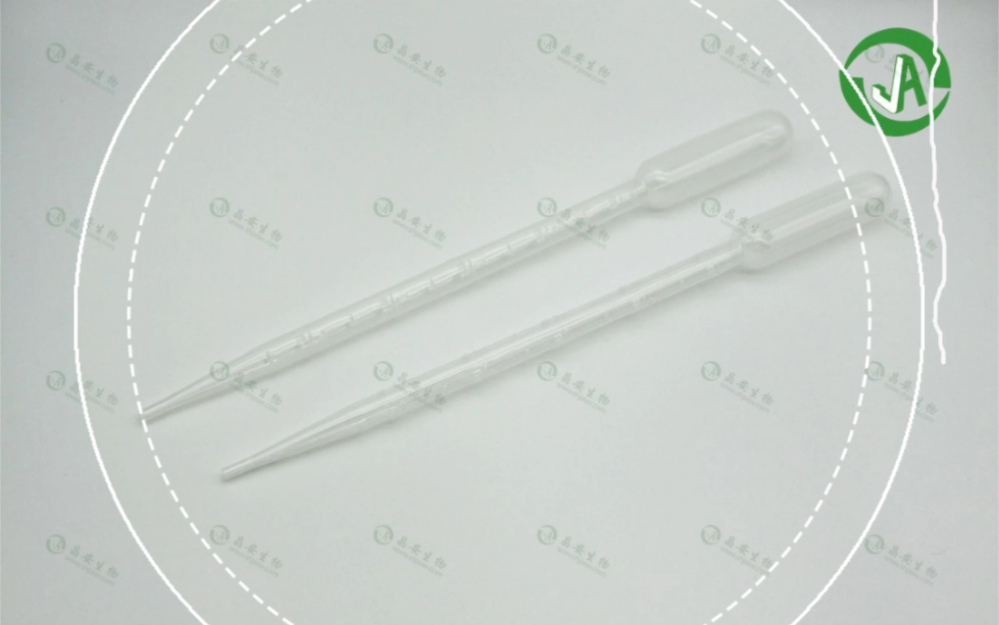 上海晶安生物5ml一次性巴氏吸管塑料滴管3ml刻度吸管灭菌独立包装