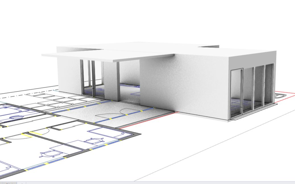 CAD文件导入犀牛建模做房子