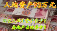 我国人均资产93万元,房产占比多少?你知道净资产是多少吗