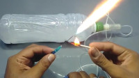 电石与水实验,新型点火机诞生了!太赞了