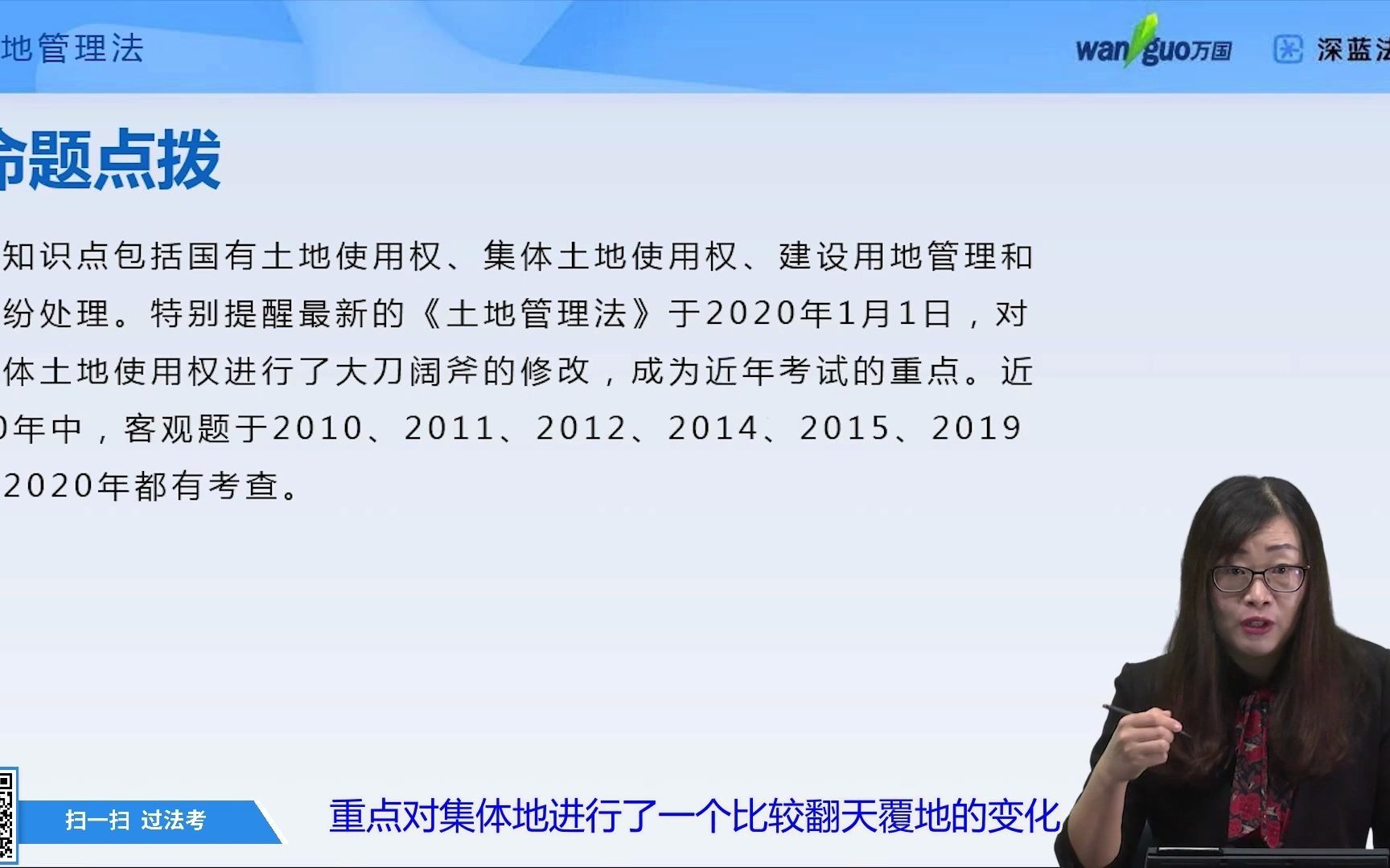 【法考-商经知】土地管理法与城乡规划法-万国深蓝(郄鹏恩)