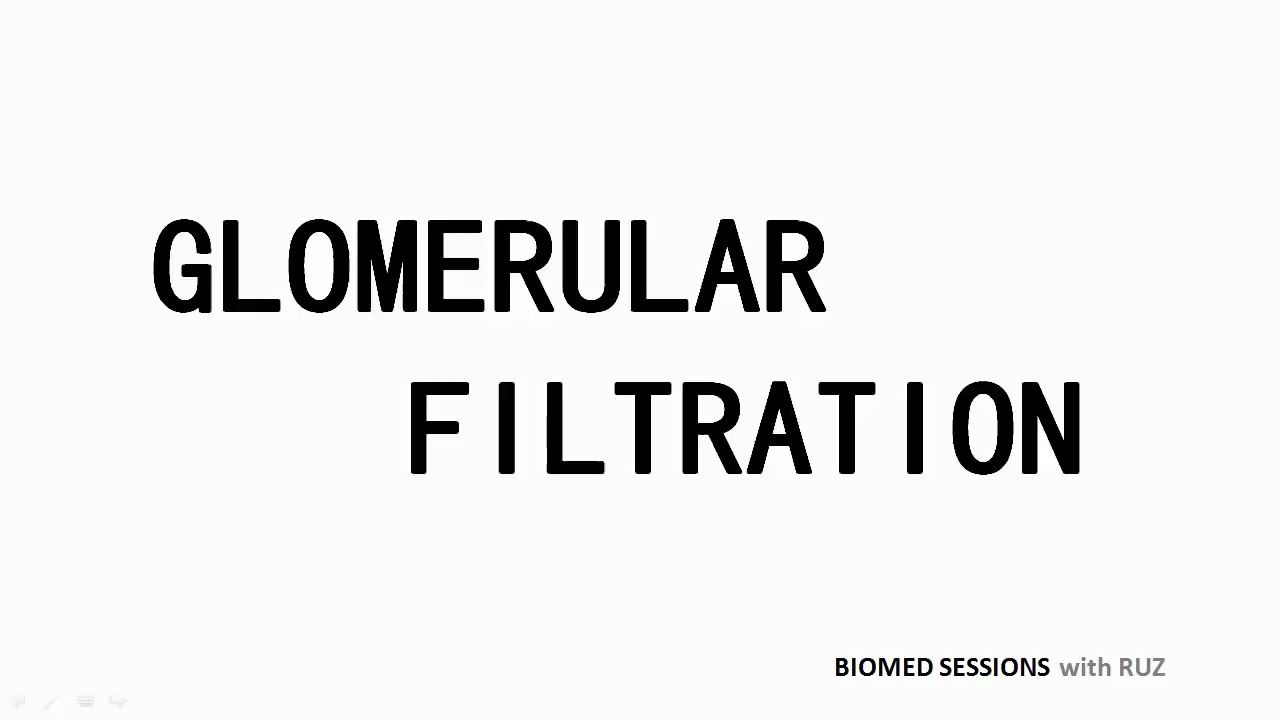 GLOMERULAR FILTRATION made easy!