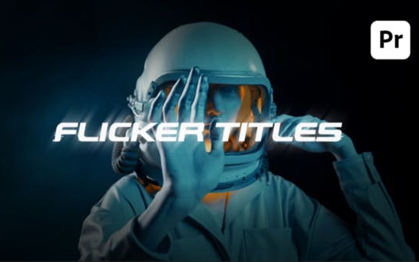 PR预设:12个数字失真闪烁辉光棱镜抖动效果文字标题包(7782)