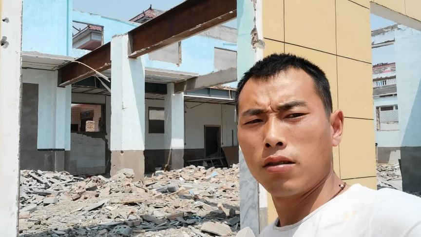 农村用工字钢建房,速度快成本低,还能再次使用