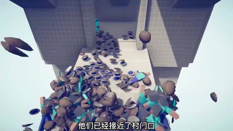 全面战争模拟器:宇航员村子空虚,各大村民相争进攻