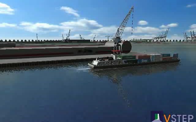 Quest3D_Harbour_飞行视角_互动演示_交互式教学_虚拟现实_产品介绍