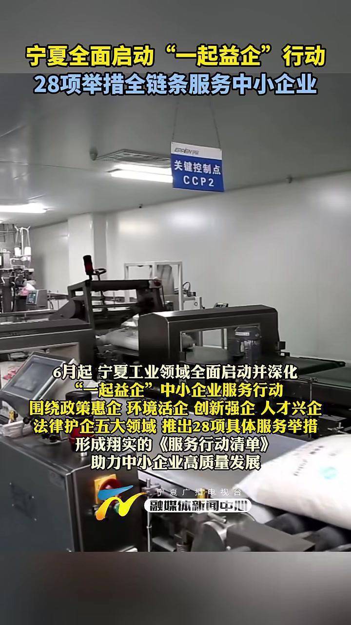 宁夏全面启动“一起益企”行动28项举措全链条服务中小企业#宁夏#...