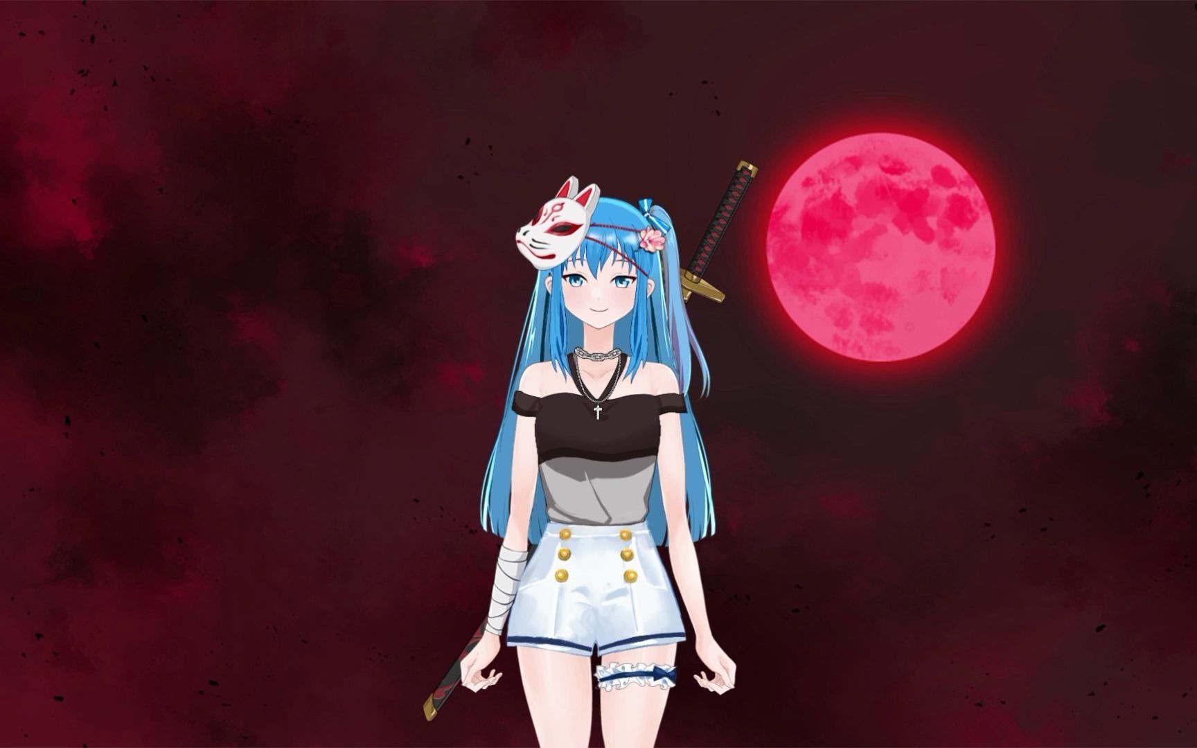 【高坂凌乃】测试了下必剪的虚拟形象能动性