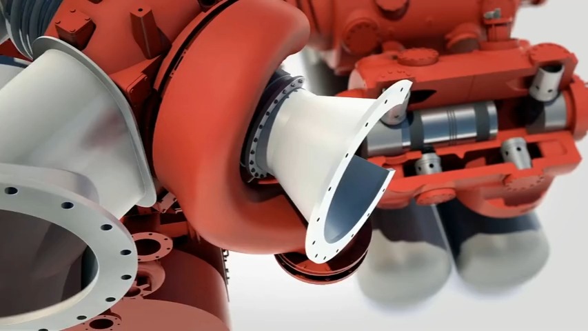 活塞式压缩机-3d动画