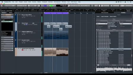 Cubase Pro速攻小贴士-19.和弦轨P2-修改音频和弦走向