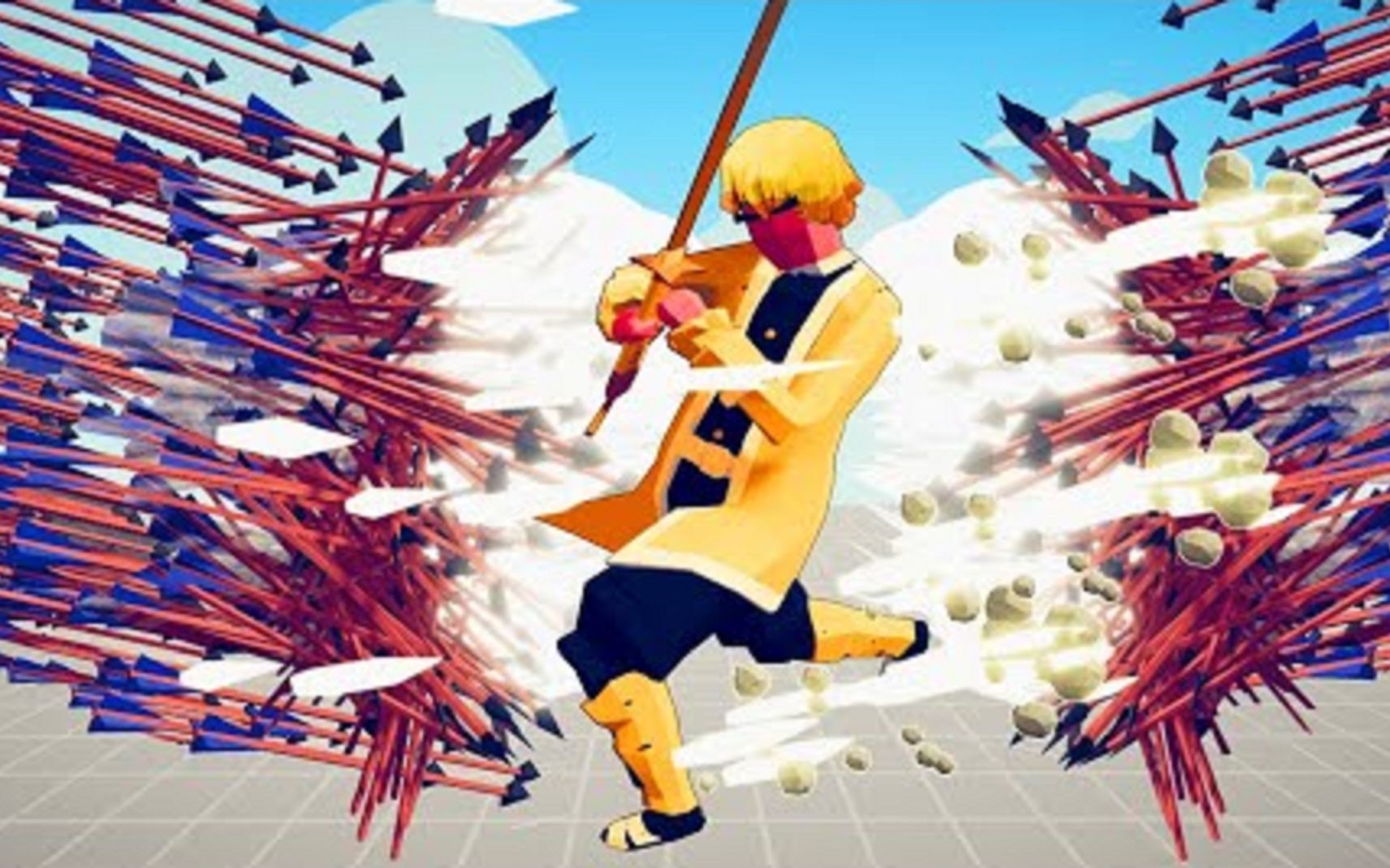 全面战争模拟器:无限格挡,拔刀斩剑客VS所有神之兵种!_哔哩哔哩...
