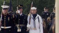 在里根总统的葬礼上,他得到了这样的评价,可以说相当高了!
