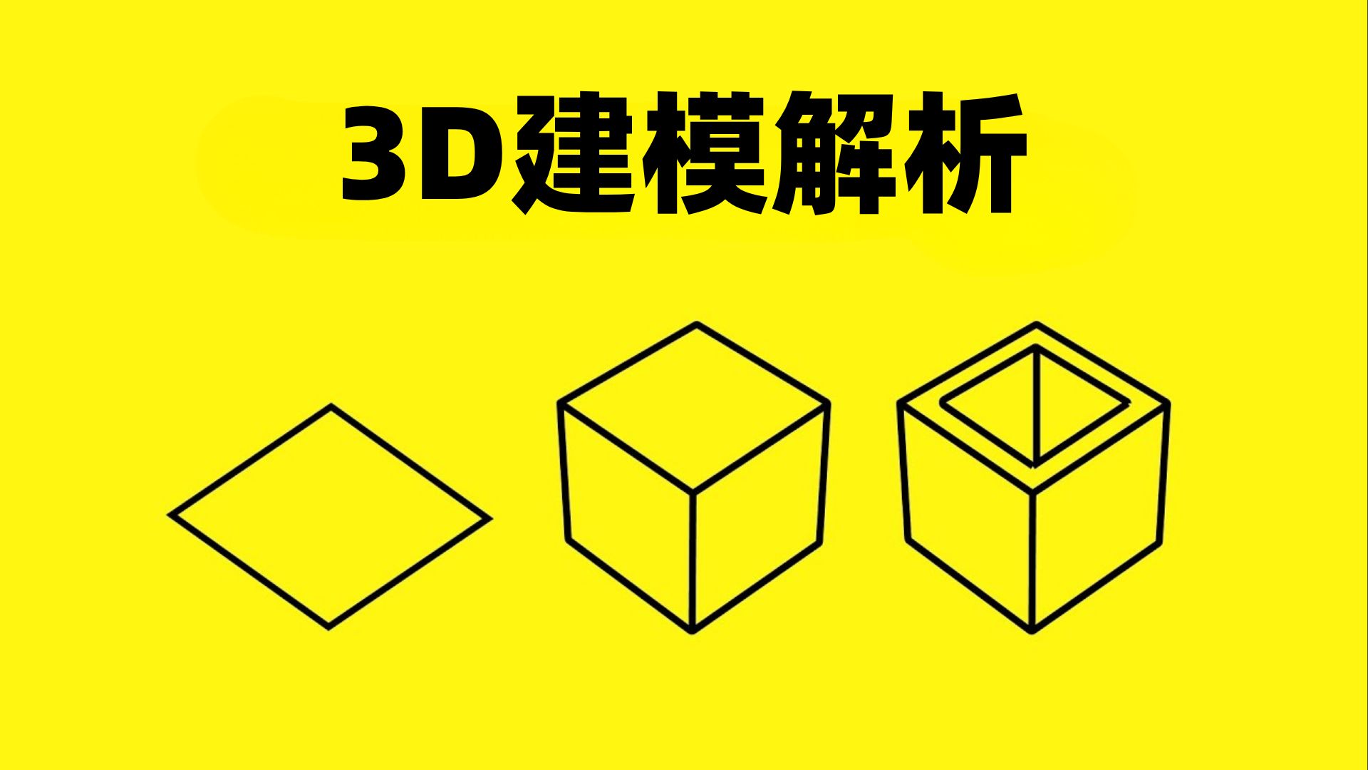 3D建模概念解析(基础)