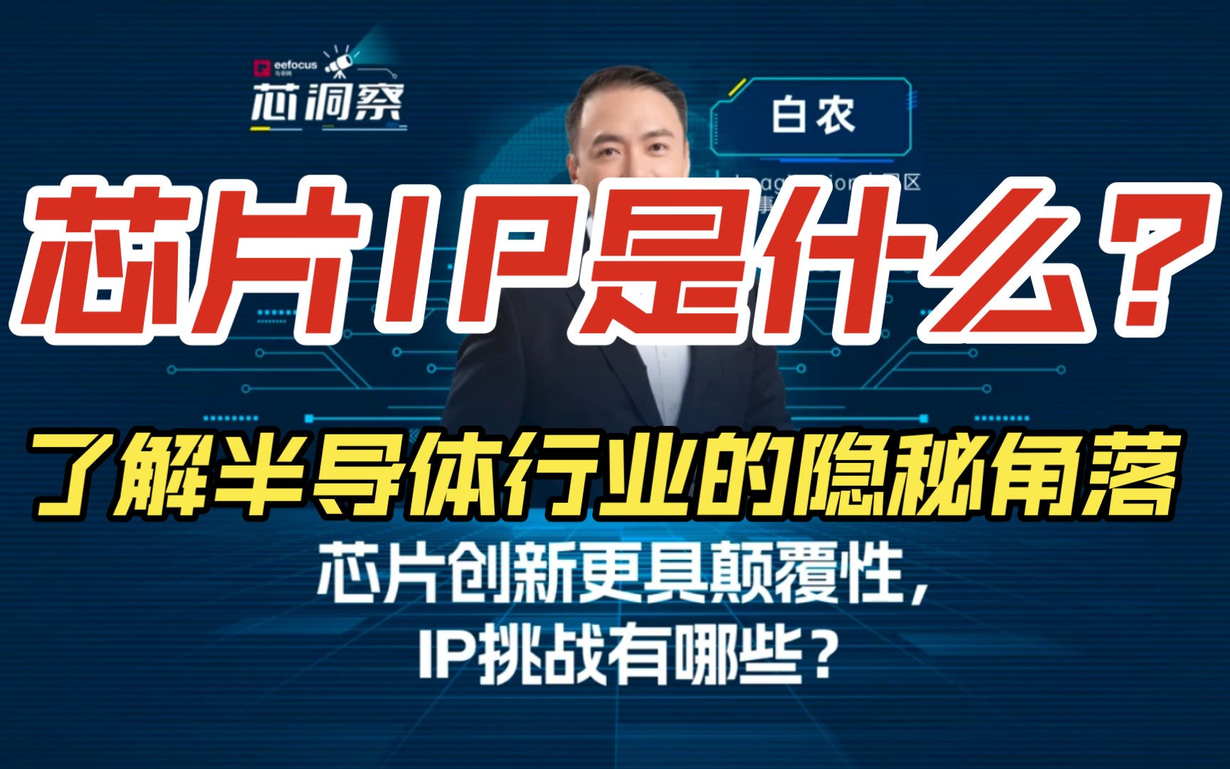 芯片IP是什么?了解半导体行业的隐秘角落