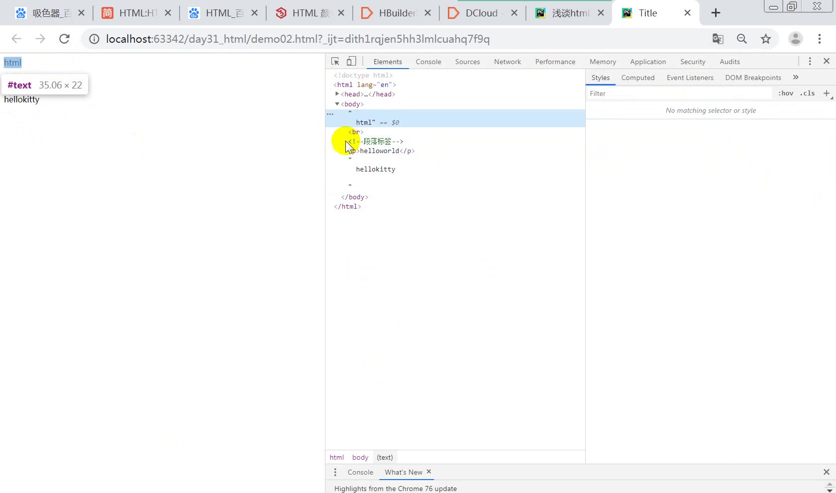 Python开发之web前端课程-实体标签和图像标签