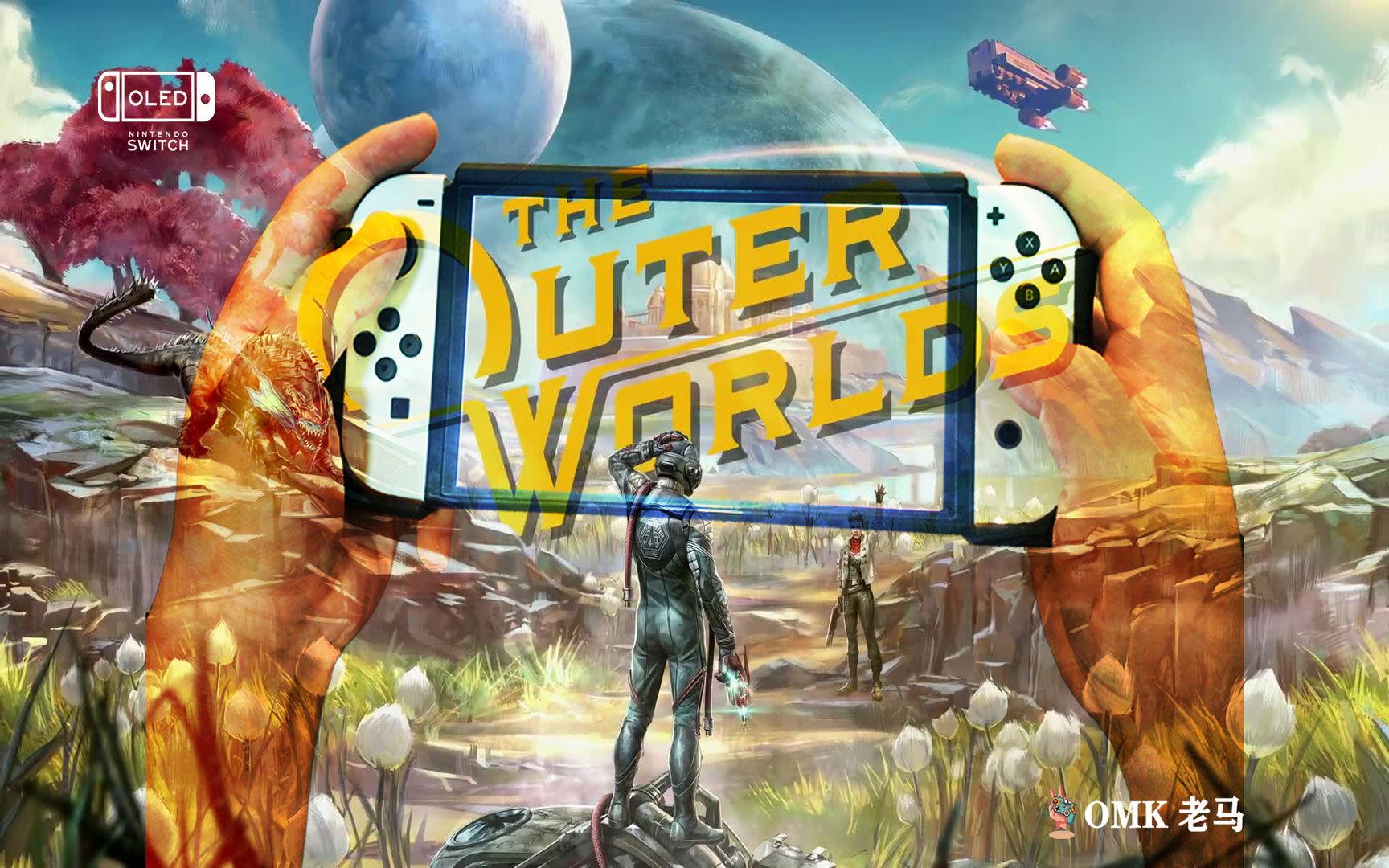 Switch OLED 天外世界:移植精品大作 黑曜石的开放世界 刺激精彩的...