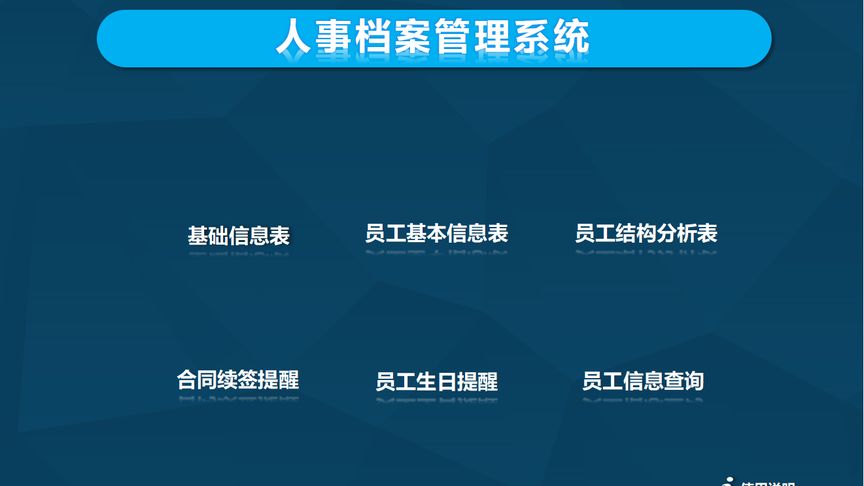 全自动Excel人事档案管理系统,合同生日提醒,全函数自动操作