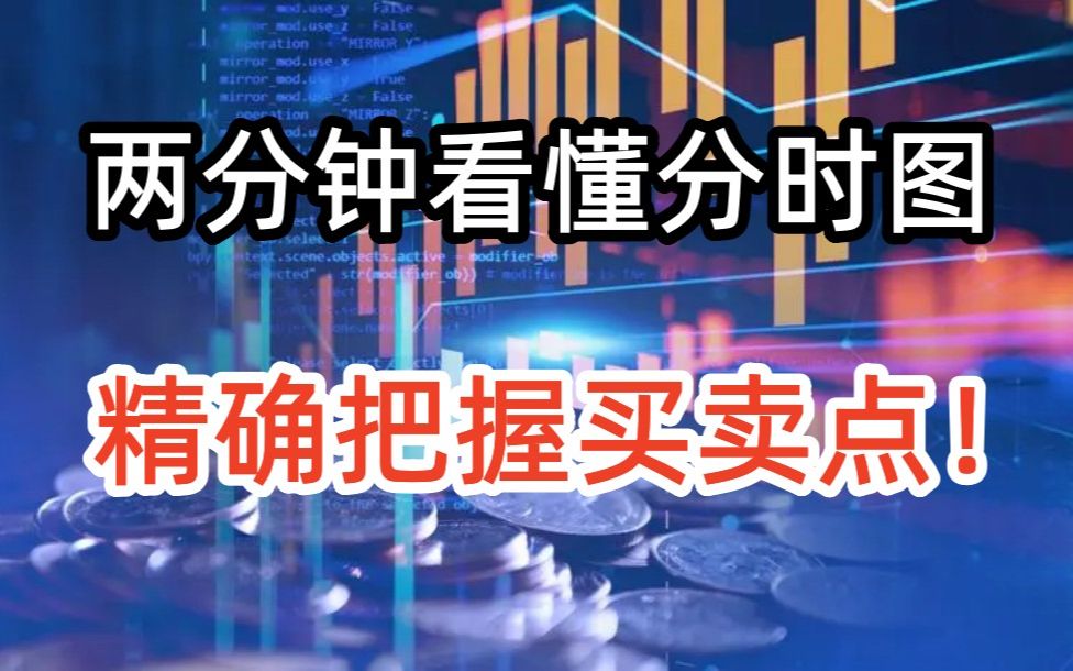 两分钟看懂分时图!把握主力意图,轻松寻找买卖点!(一)