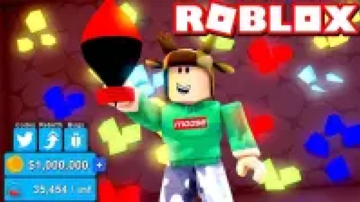 小飞象解说✘Roblox采矿模拟器 黄金矿工变成女装大佬? 地下居然还有...