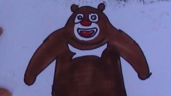 熊出没熊大熊二创意益智简笔画:看动画片别忘了学画画