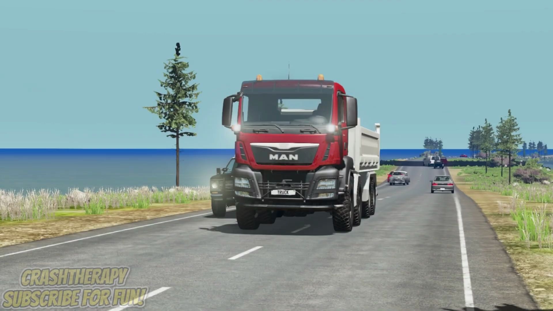 卡车撞车#1 - BeamNG Drive - CRASHTherapy