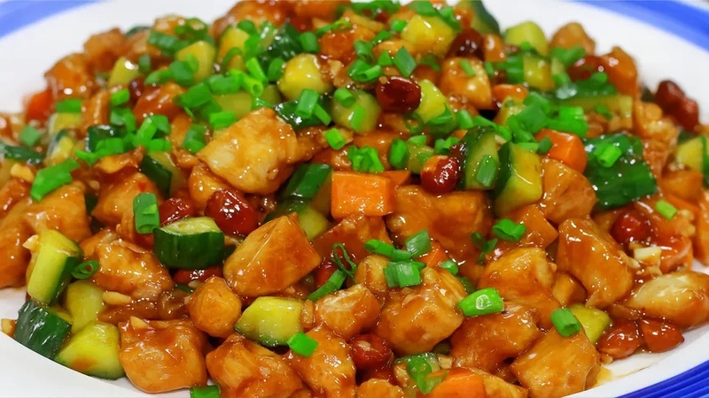 怪不得饭店做的宫保鸡丁那么好吃，原来大厨这样做的，下酒又下饭