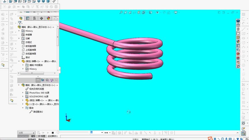 SolidWorks缠绕动画视频